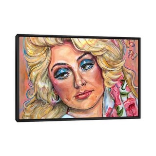 iCanvas "Dolly Parton" by Forrest Stuart Framed Canvas Print - Bed Bath ...